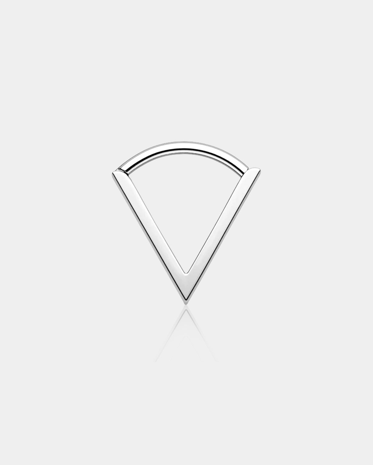 Triangle Hinged Segment Titanium Septum Ring