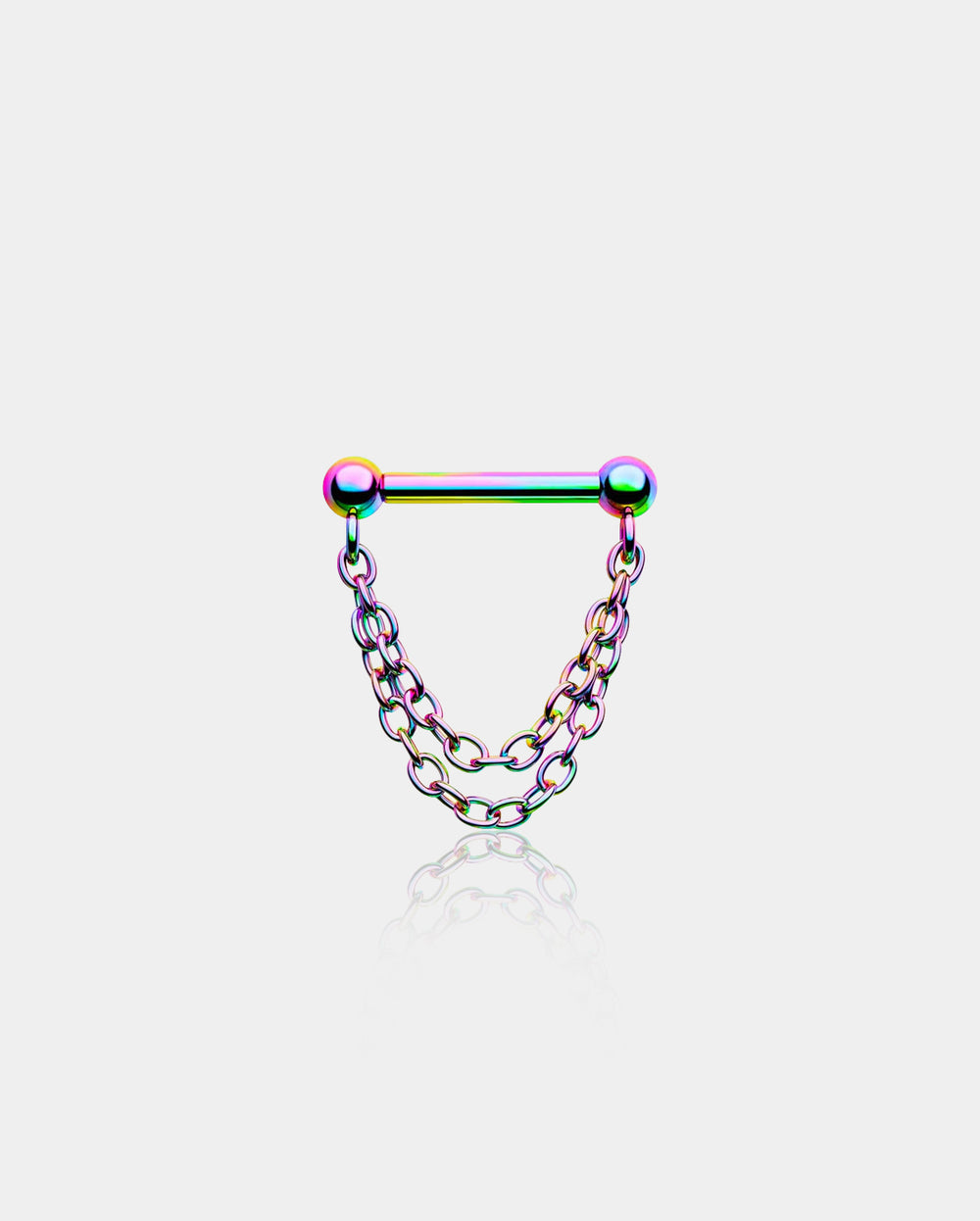 16G Threadless Chain Septum Ring