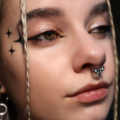 16G Elegant Moth Septum Ring for Women and Men