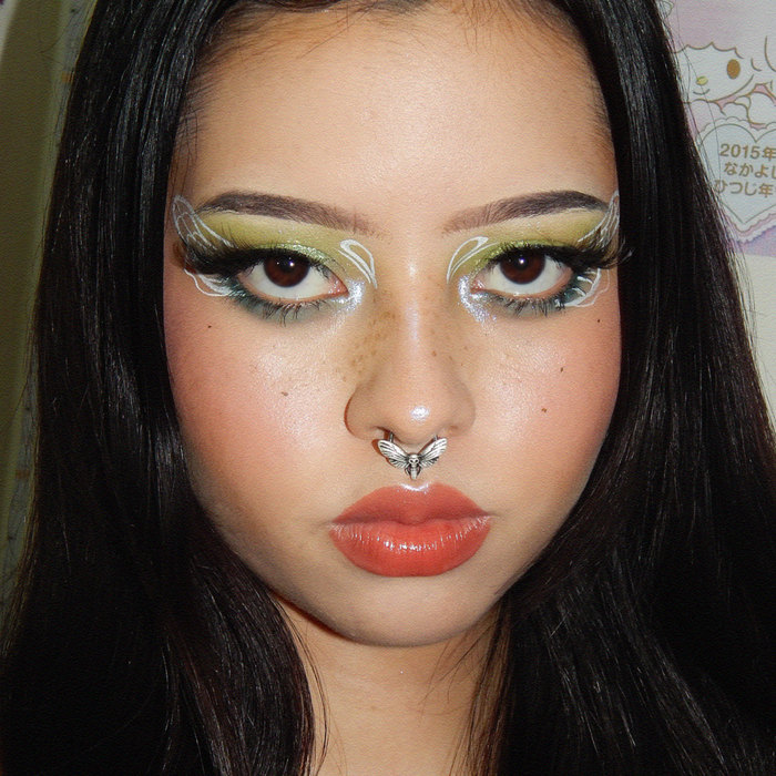 Skull Head Moth Daith Septum Ring