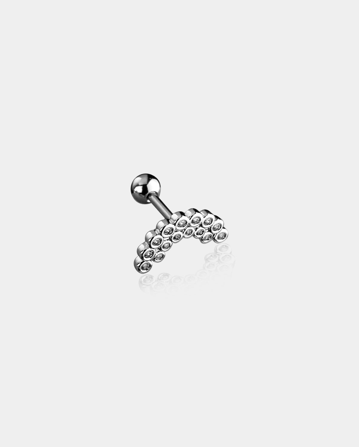 Cluster CZ Cartilage Earring Stud