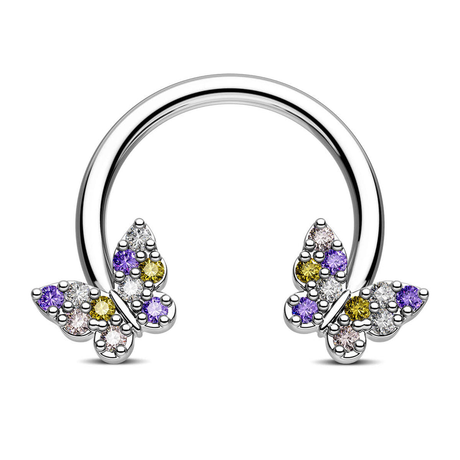 Pretty Septum Rings 16G Colorful Hinged Septum Ring – OUFER BODY JEWELRY