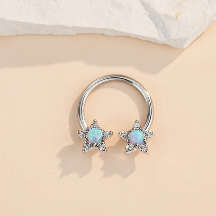 Star Septum Ring Collection - Oufer Body Jewelry
