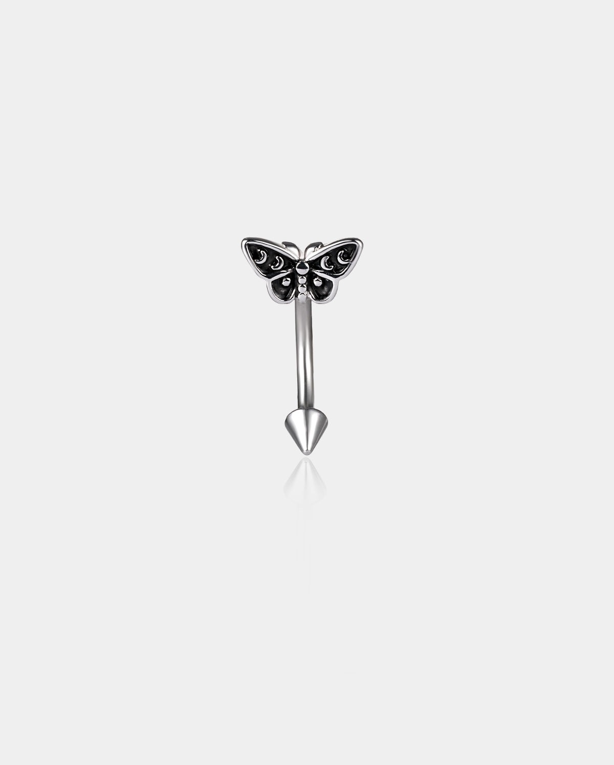 OUFER Moth Rook Eyebrow Piercing Ring Curved Barbell