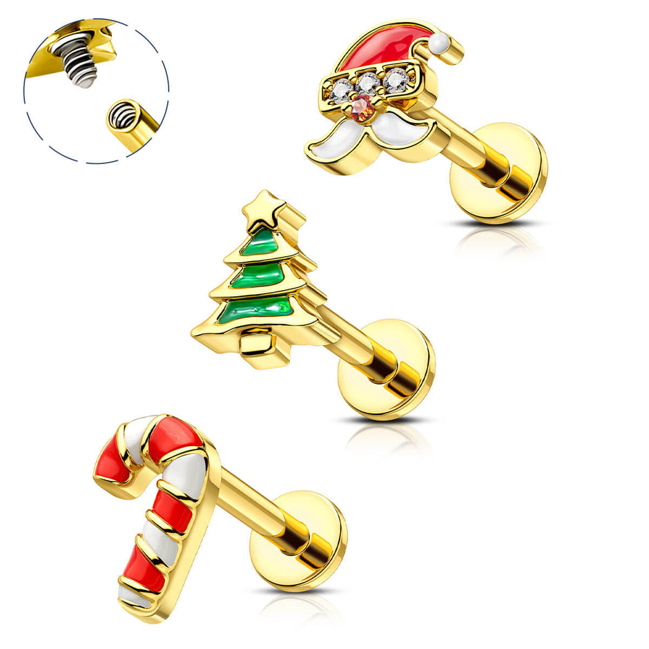 Christmas Gifts | Christmas Body Piercing Jewelry-All Types – OUFER ...