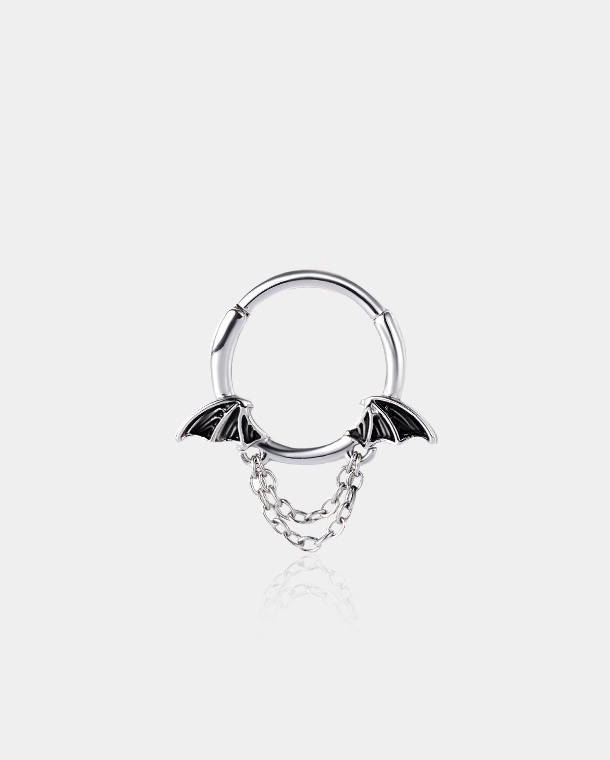 OUFER Bat Wing Chain Daith Septum Ring