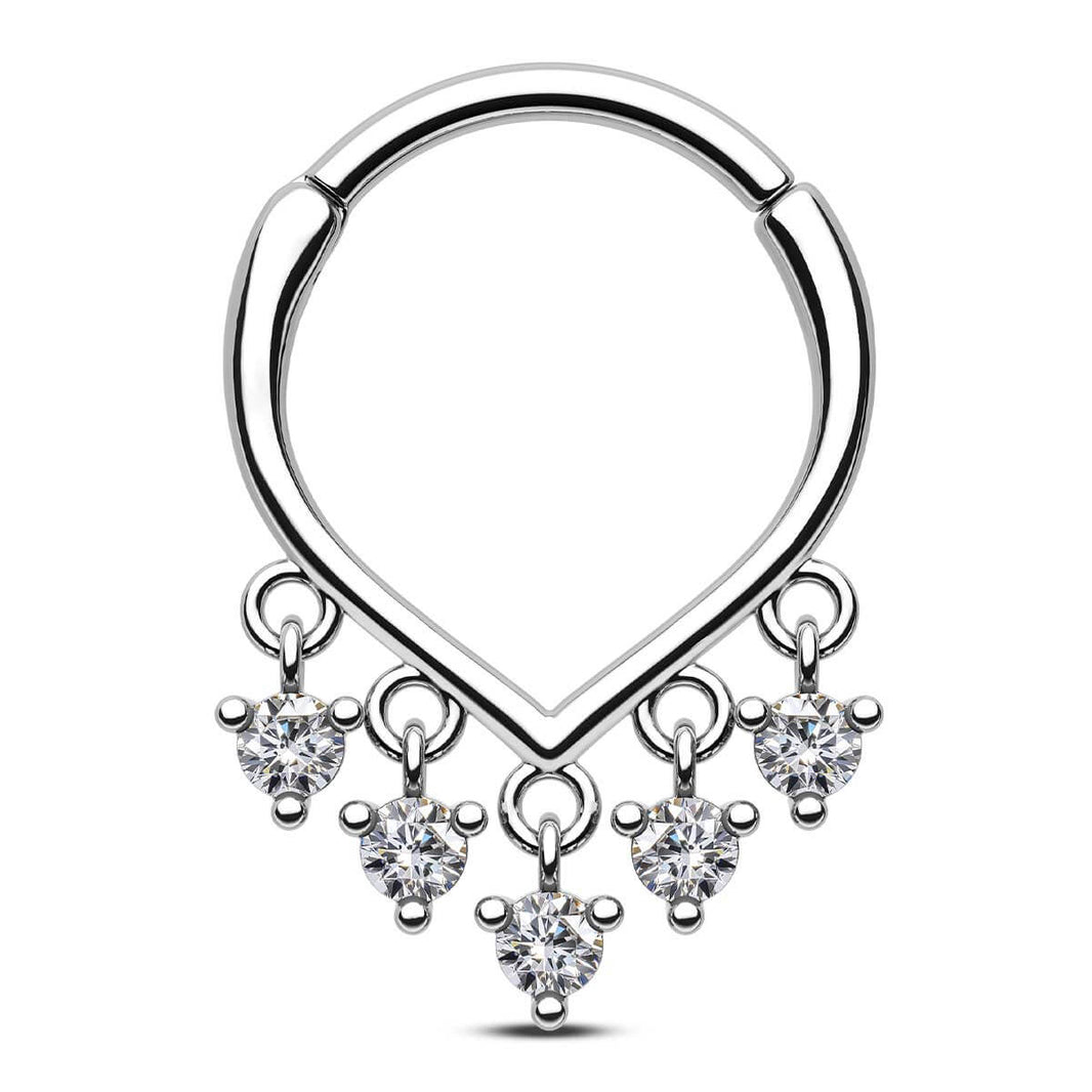 16G 5/16 Black Septum Ring Set – OUFER BODY JEWELRY