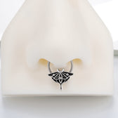 Oufer 16G Hinged Vintage Moon Phase Moth Septum Ring – OUFER BODY JEWELRY