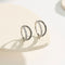 Black & Clear CZ Double Row Nose Ring
