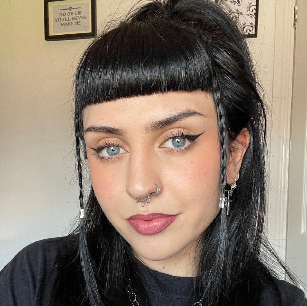 Oufer Titanium Lotus Flower Septum Ring