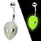 3Pcs 14G 316L Stainless Steel Alien Theme Light Up Belly Rings – OUFER ...