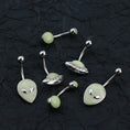 3Pcs 14G 316L Stainless Steel Alien Theme Light Up Belly Rings – OUFER ...