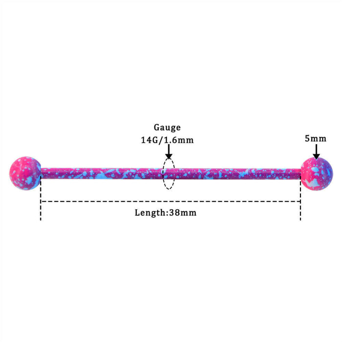 5PCS Colorful Industrial Barbell Set