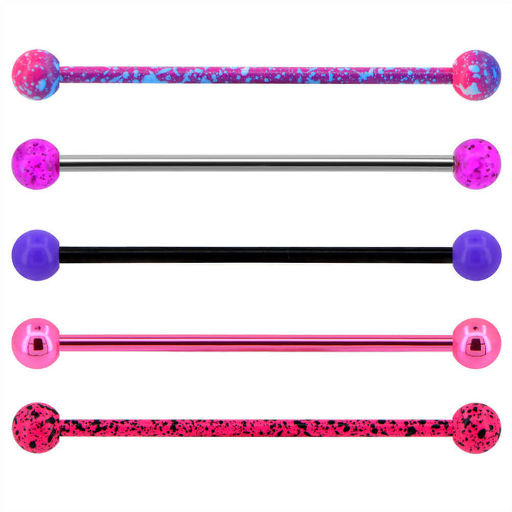 Industrial Piercing Jewelry | Industrial Piercing Bars – OUFER BODY JEWELRY