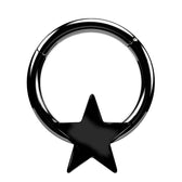 Star Septum Ring 16G Simple Septum Rings – OUFER BODY JEWELRY