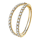 16G Conch Jewelry Hoop Double Hoop Conch Earring Conch Hoop – OUFER ...